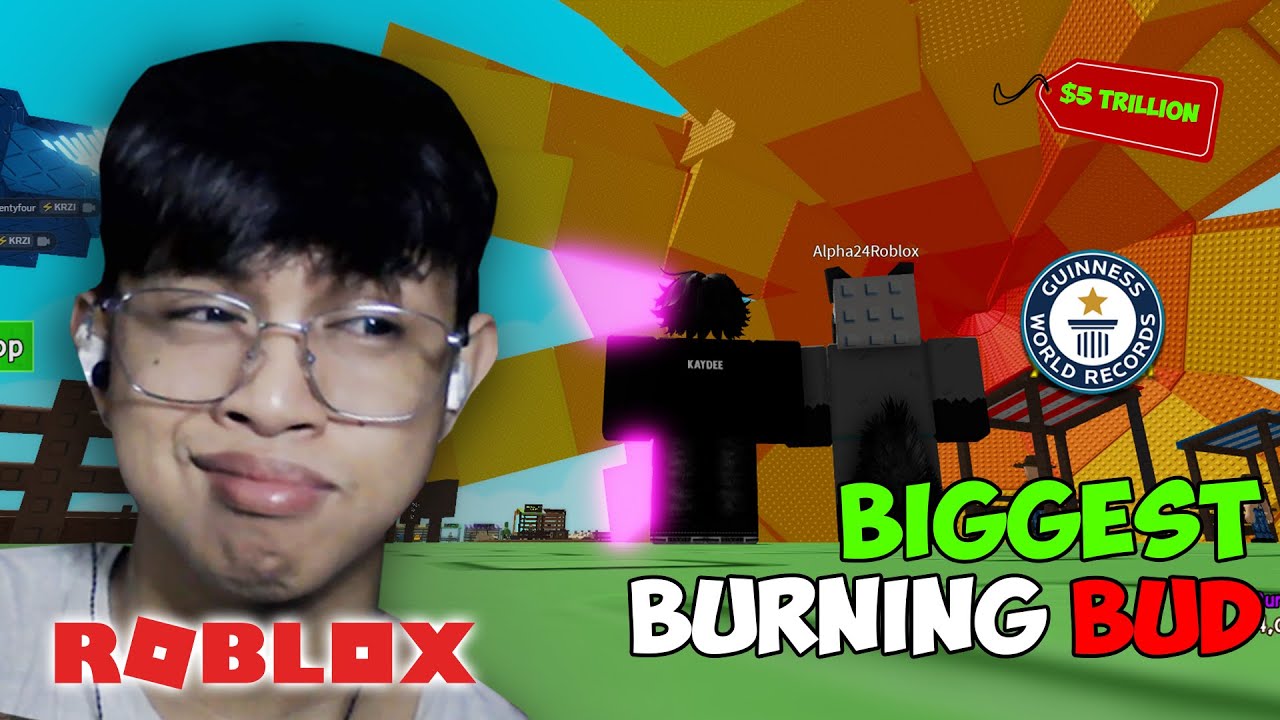 I Made the BIGGEST BURNING BUD | Grow A Garden - YouTube