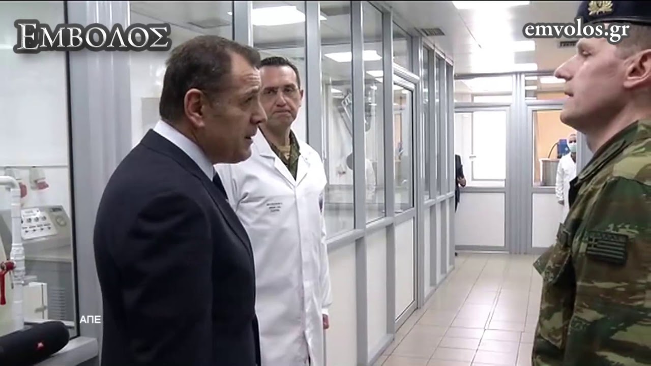 Επίσκεψη ΥΕΘΑ Νικόλαου Παναγιωτόπουλου σε 700 ΣΕ και 441 ΑΒΥΥ - YouTube