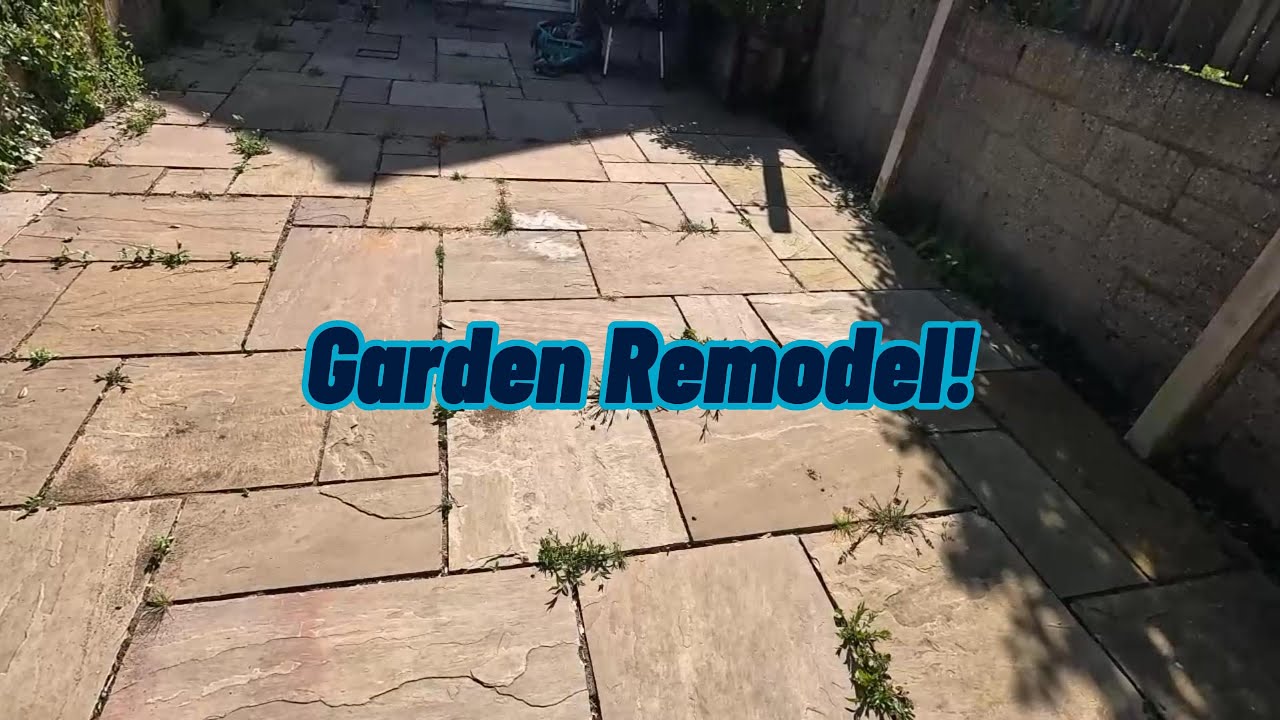 Landscaping a slab back to a garden! - YouTube