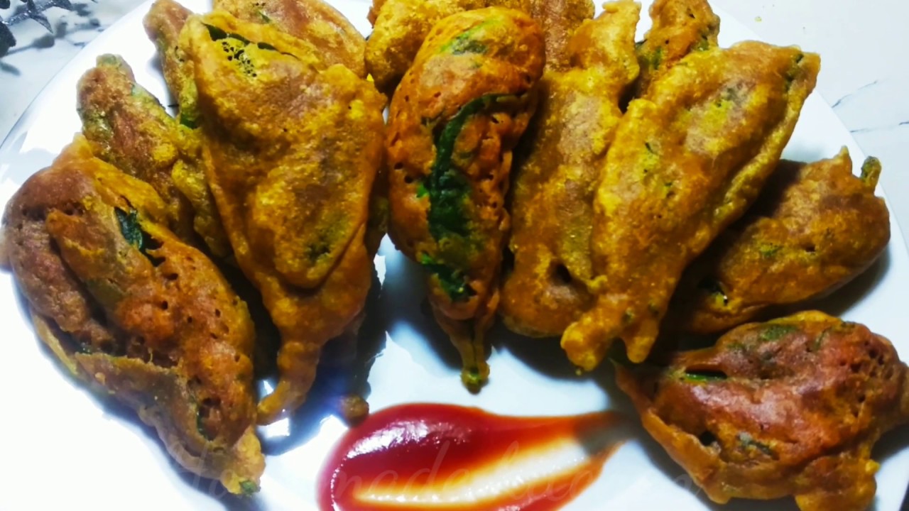 পুইশাকের পাকোড়া || Pui shaker pakora recipe bangla || pakora recipe ...