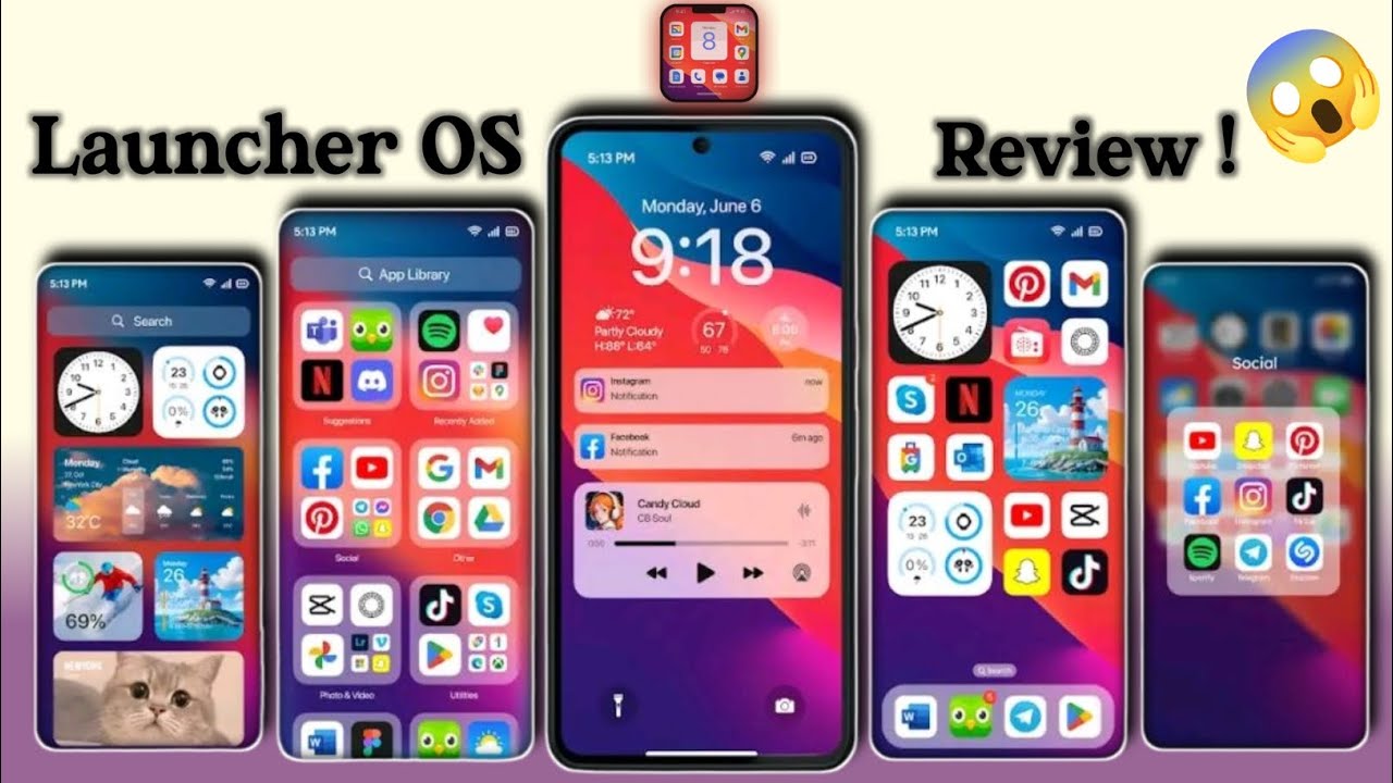 Launcher OS Review 😱 ! Best Android Customization or Just Hype? - YouTube