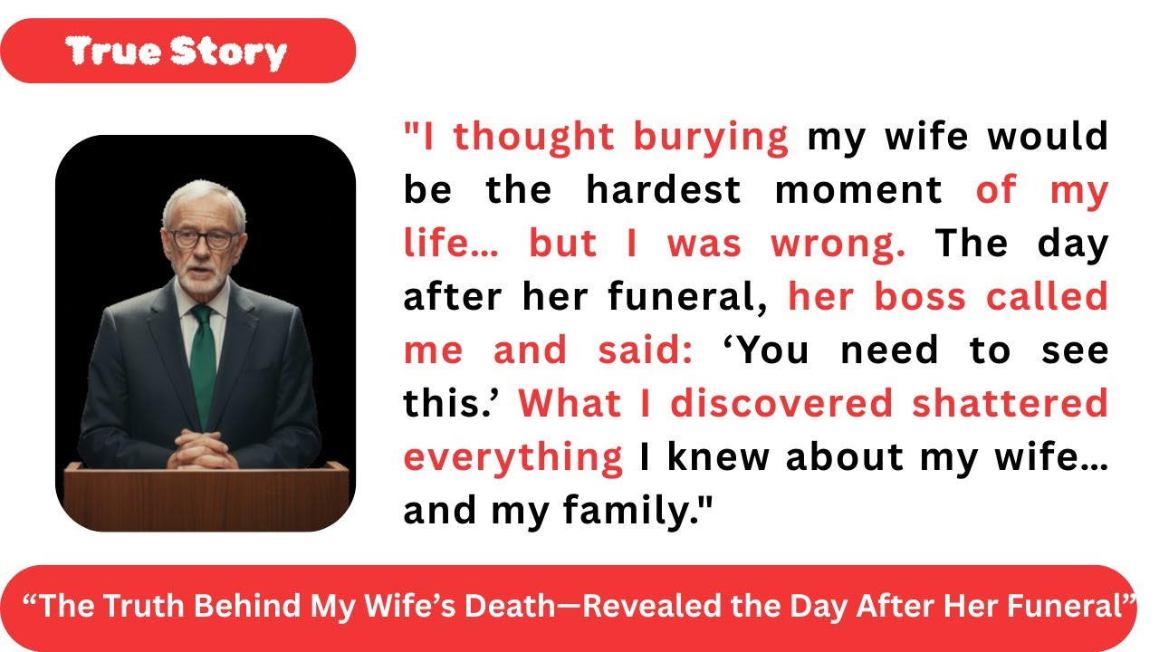 The Truth Behind My Wife’s Death—Revealed the Day After Her Funeral ...