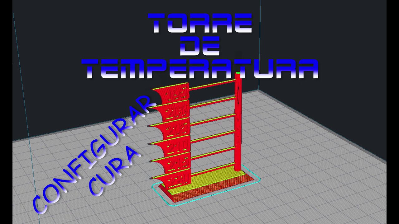 Configurar torre de temperatura en Cura - YouTube