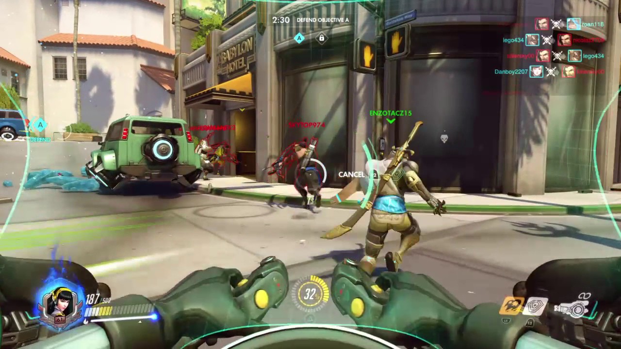 Overwatch DVA ULTIMATE PLAYS - YouTube