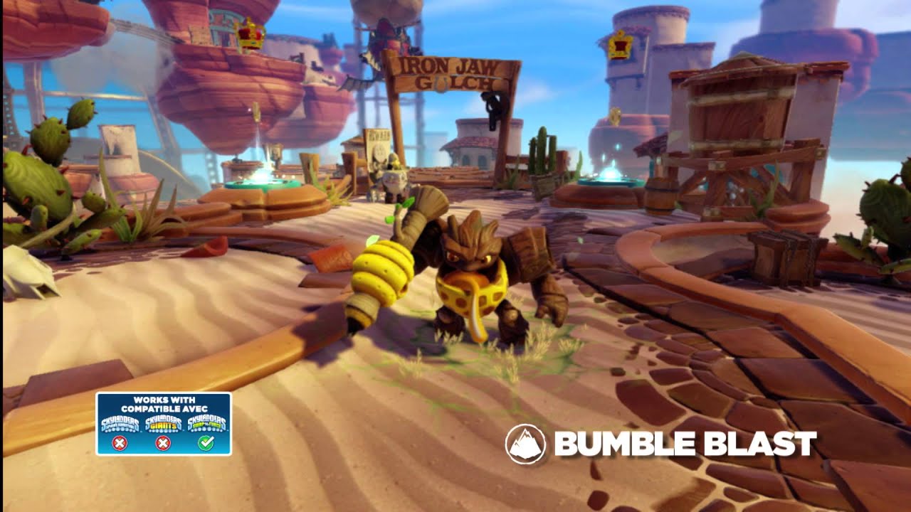 Skylanders SWAP Force - Bumble Blast Gameplay - YouTube