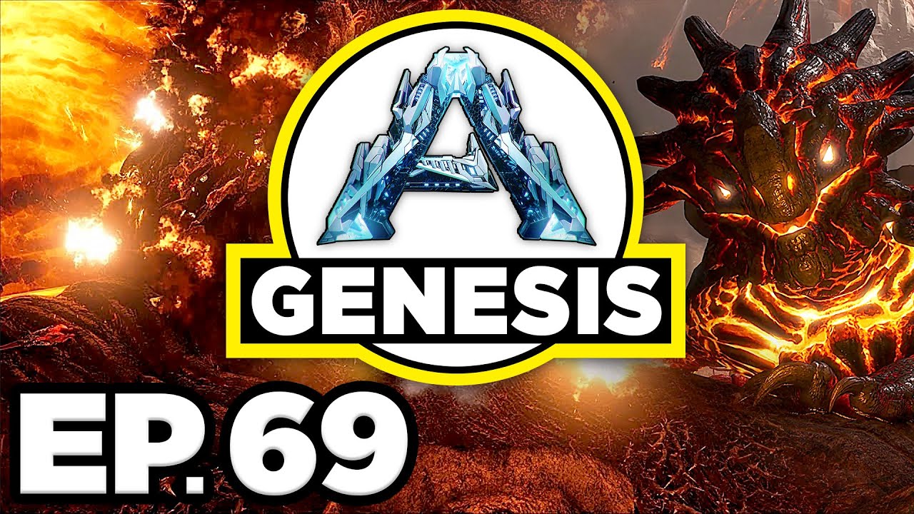 🌙 MINING AMBERGRIS IN LUNAR BIOME, RIDING MAGMASAUR! - ARK Genesis Ep ...