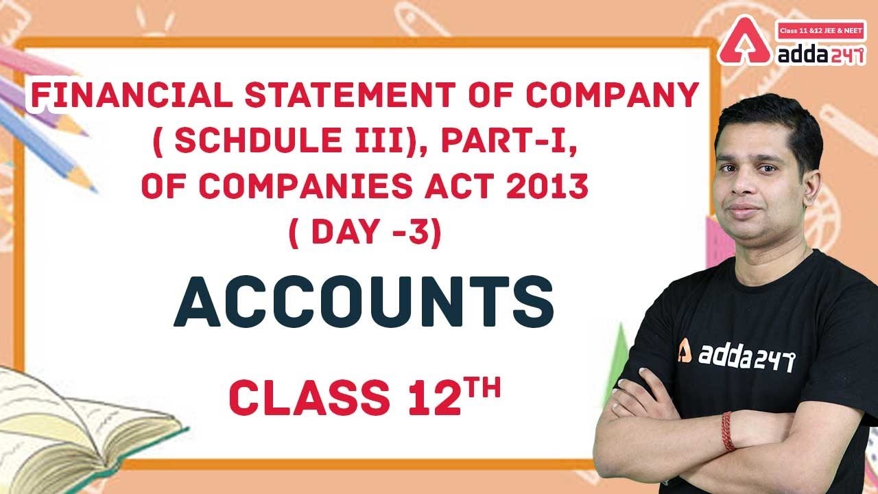 Financial Statement Of Company Schedule III Part 1 As Per Companies Financial Statement Of Company Schedule III Part 1 As Per Companies