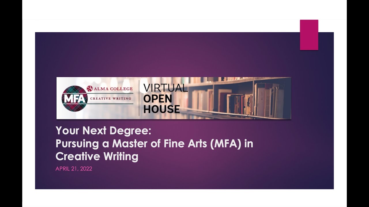 Your Next Degree: Pursuing a Master of Fine Arts in Creative Writing ...