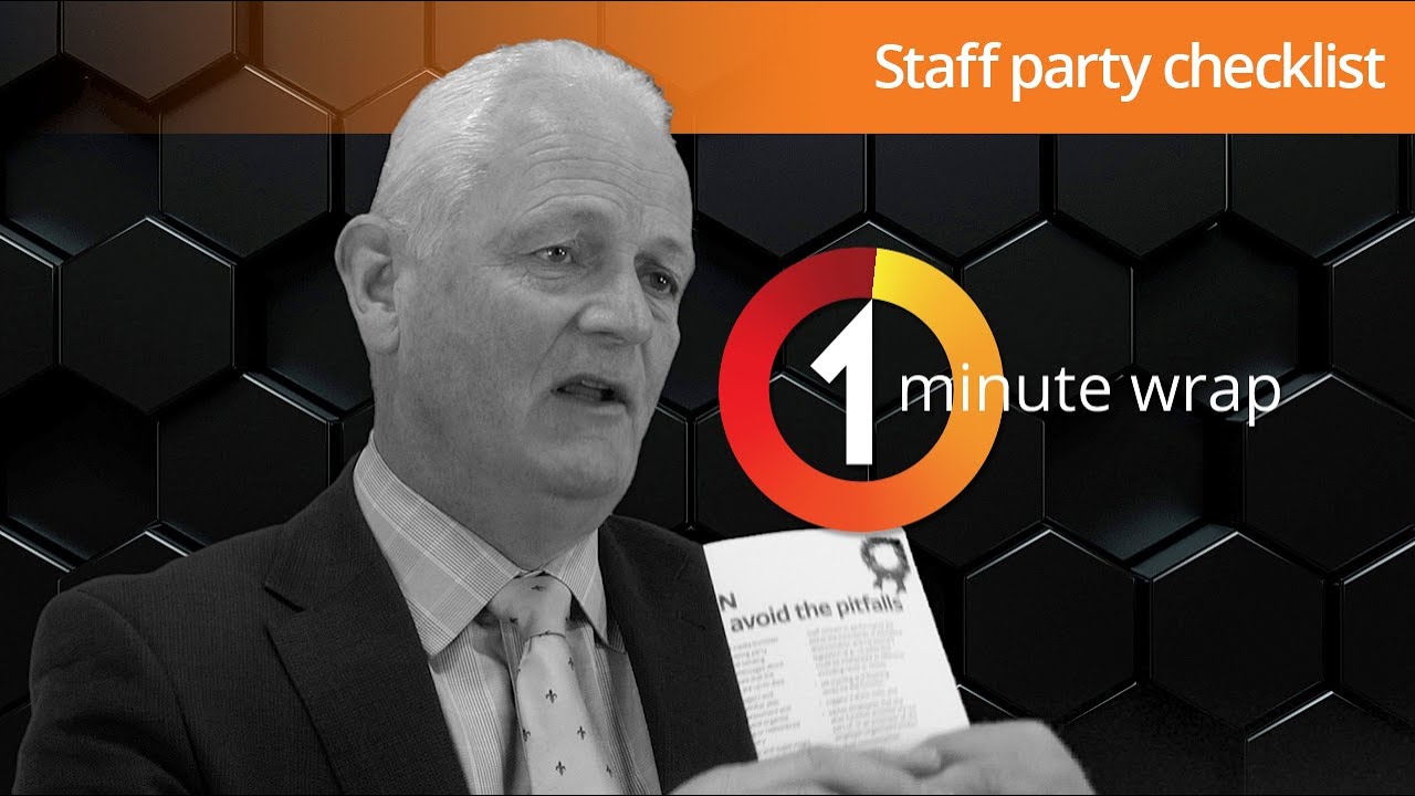 Staff party checklist - YouTube