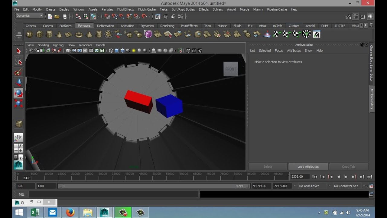 Maya 2014 tutorial : How to simulate Space gravity - YouTube
