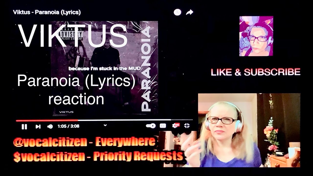 This is DOPE! VIKTUS - Paranoia (lyrics) reaction - YouTube