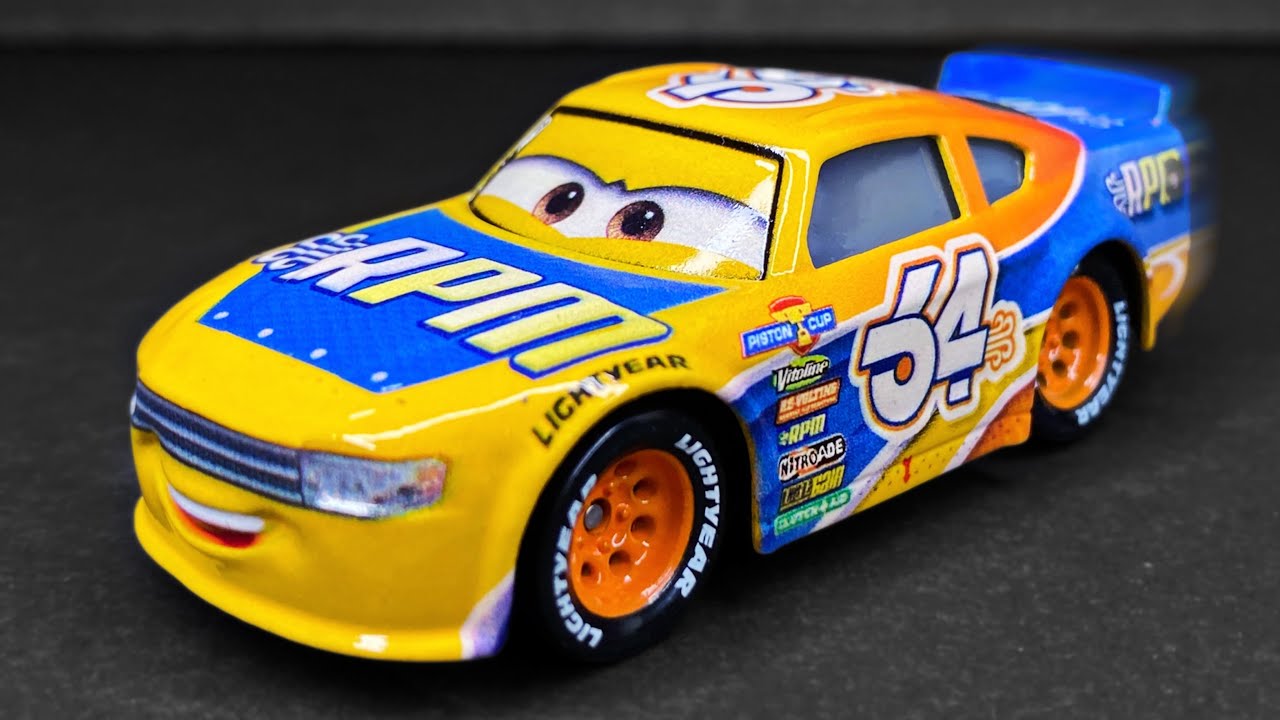 Mattel Bruce Miller No.64 RPM Piston Cup Stock Car Exclusive Disney ...