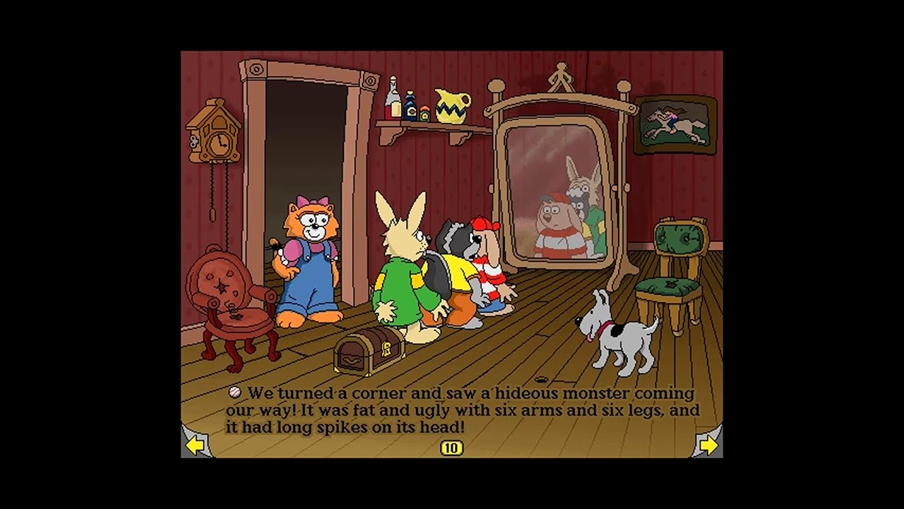 Living Books: Harry and the Haunted House Gameplay - YouTube