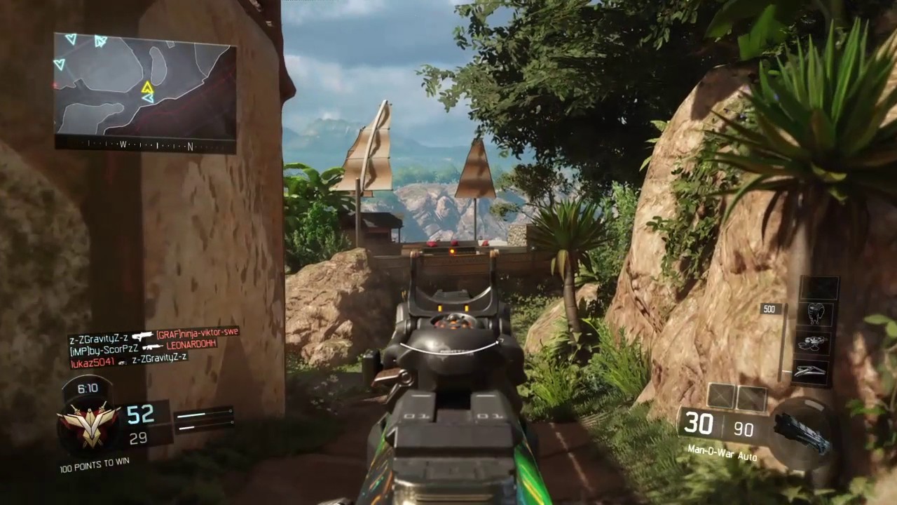 Bo3 New cosmic camo +man of war class setup - YouTube