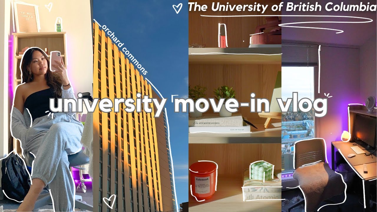 College Dorm Move-In Day Vlog 2023 | University of British Columbia ...