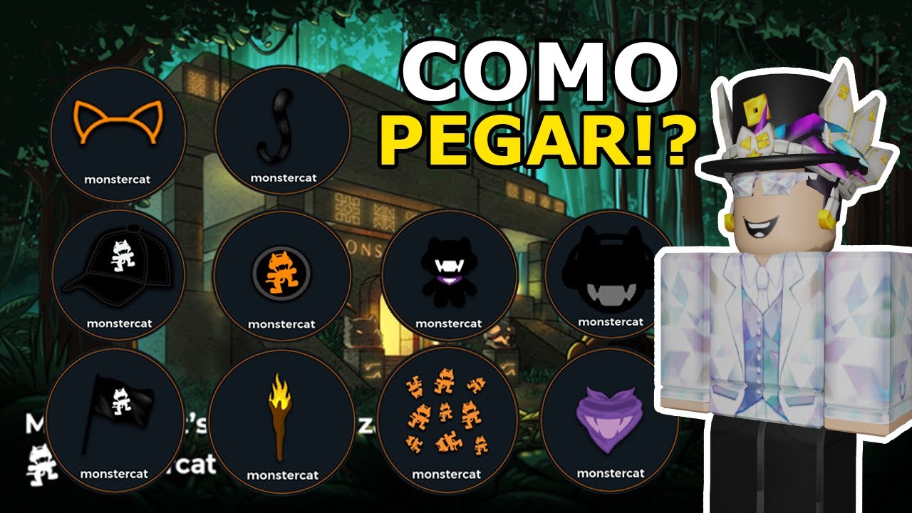 ROBLOX - NOVO "EVENTO" MONSTERCAT + "ITENS GRATIS" - COMO PEGAR QUASE ...