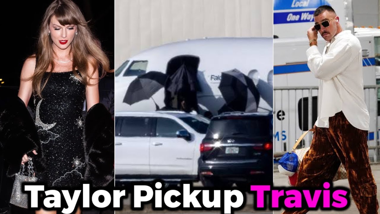 JUST NOW: Taylor Swift Arrived at london airport in a Motorcade to Pick ...