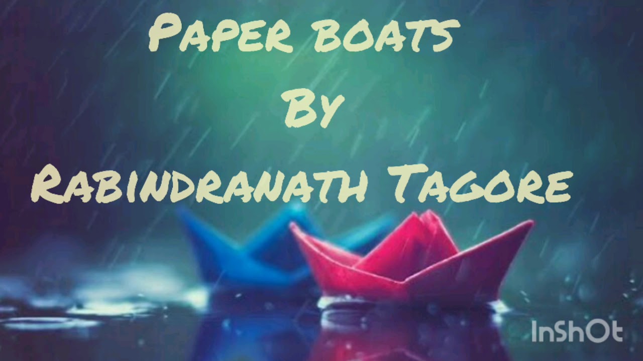 poem- Paper boats (English explanation) Class 5 - YouTube