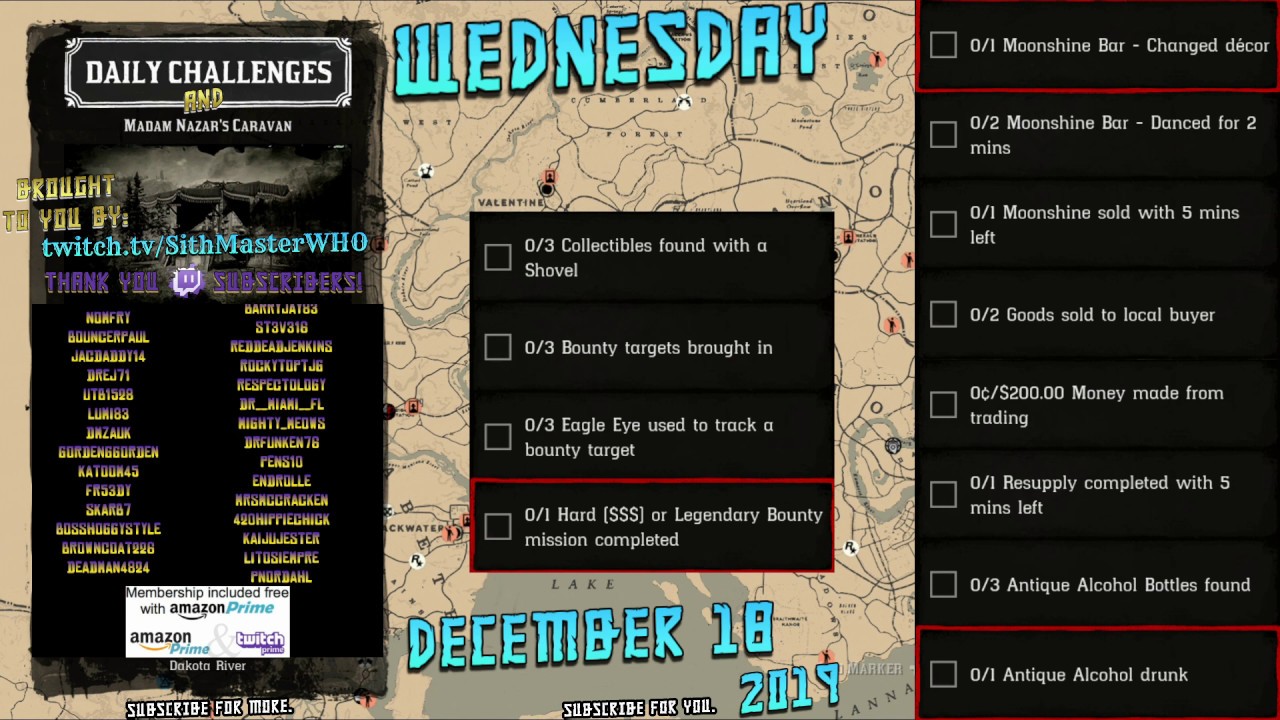 Daily Challenges Madam Nazar Iguana Common Bulrush Smallmouth Bass ...