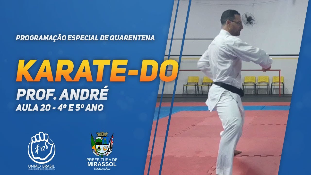 Aula 20 - "Hiji Ate Goho" - Aula de Karate-Do com o professor André (4º ...