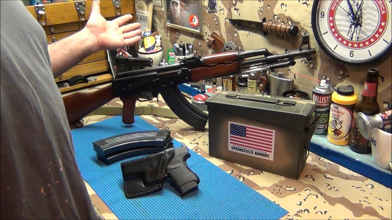 Polytech AKS AK 47 next to go to the range - YouTube