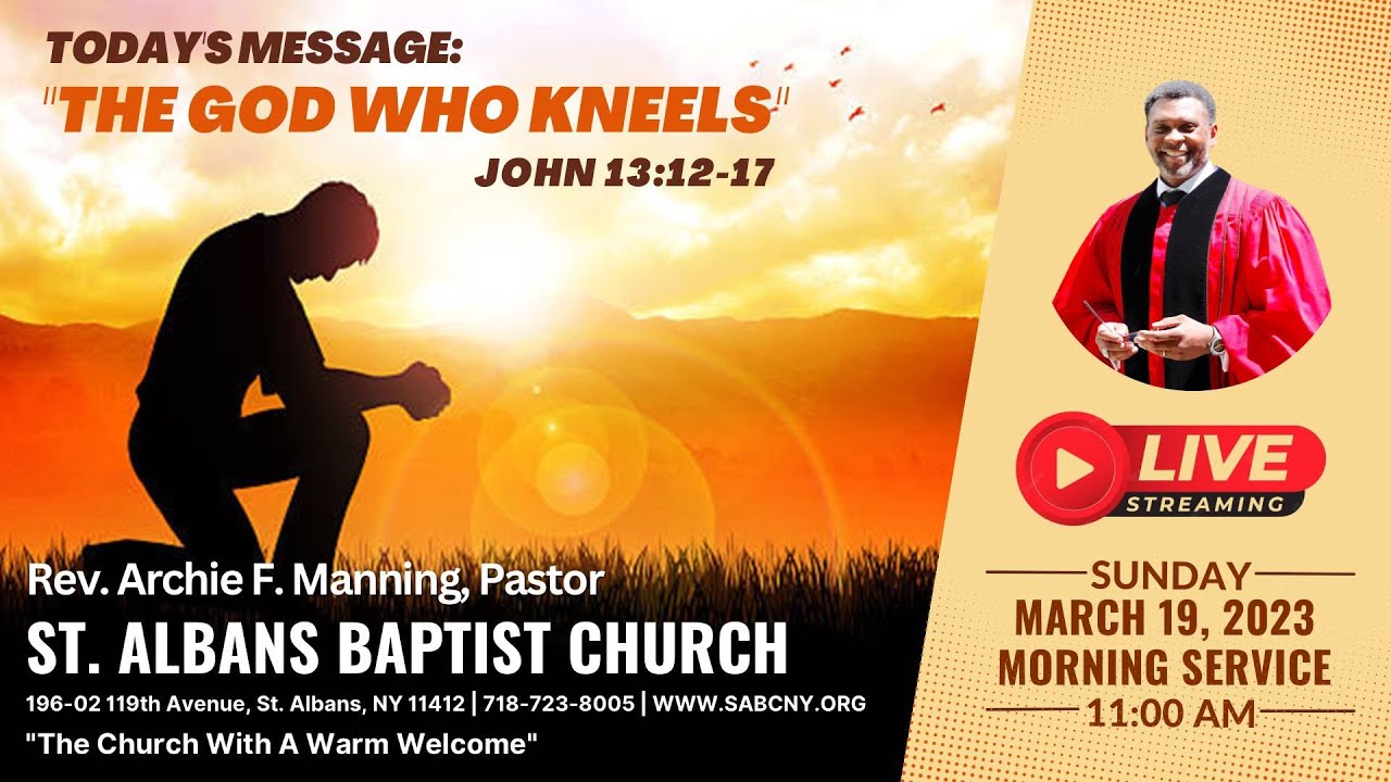 Pastor Archie F Manning THE GOD WHO KNEELS John 13 12 17 YouTube pastor-archie-f-manning-the-god-who-kneels-john-13-12-17-youtube