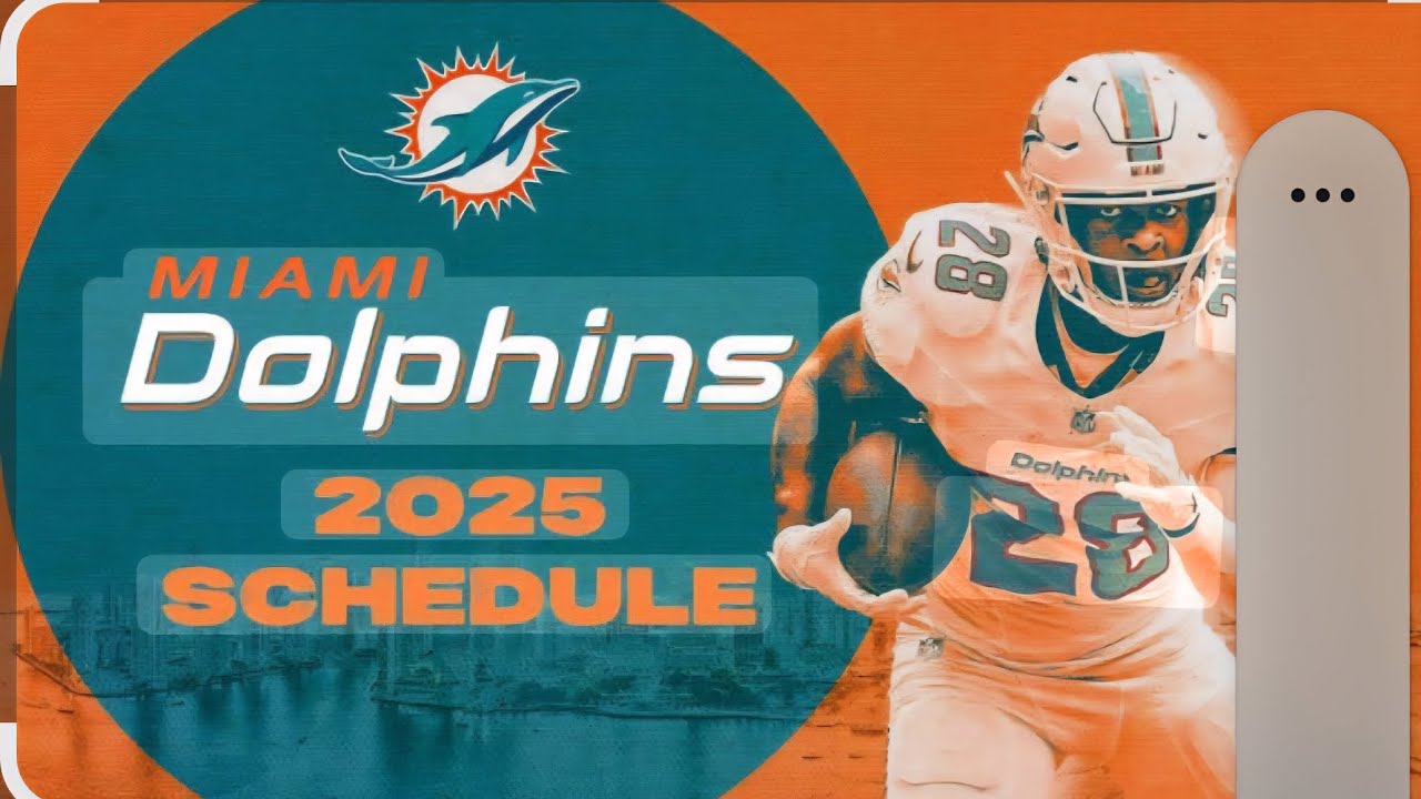 Dolphins schedule release!!! - YouTube
