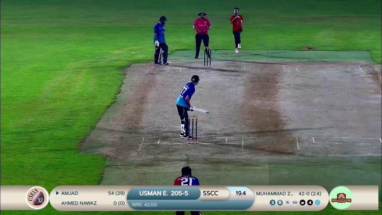 Usman Eleven vs Srinagar Spartans CC | MCC Cricket League Season II By AL Nawab Restaurant - YouTube