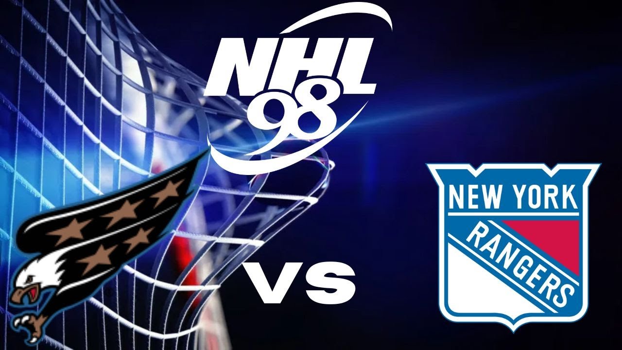 EA NHL 98 Regular Season Game WASHINGTON @ NEW YORK RANGERS - YouTube