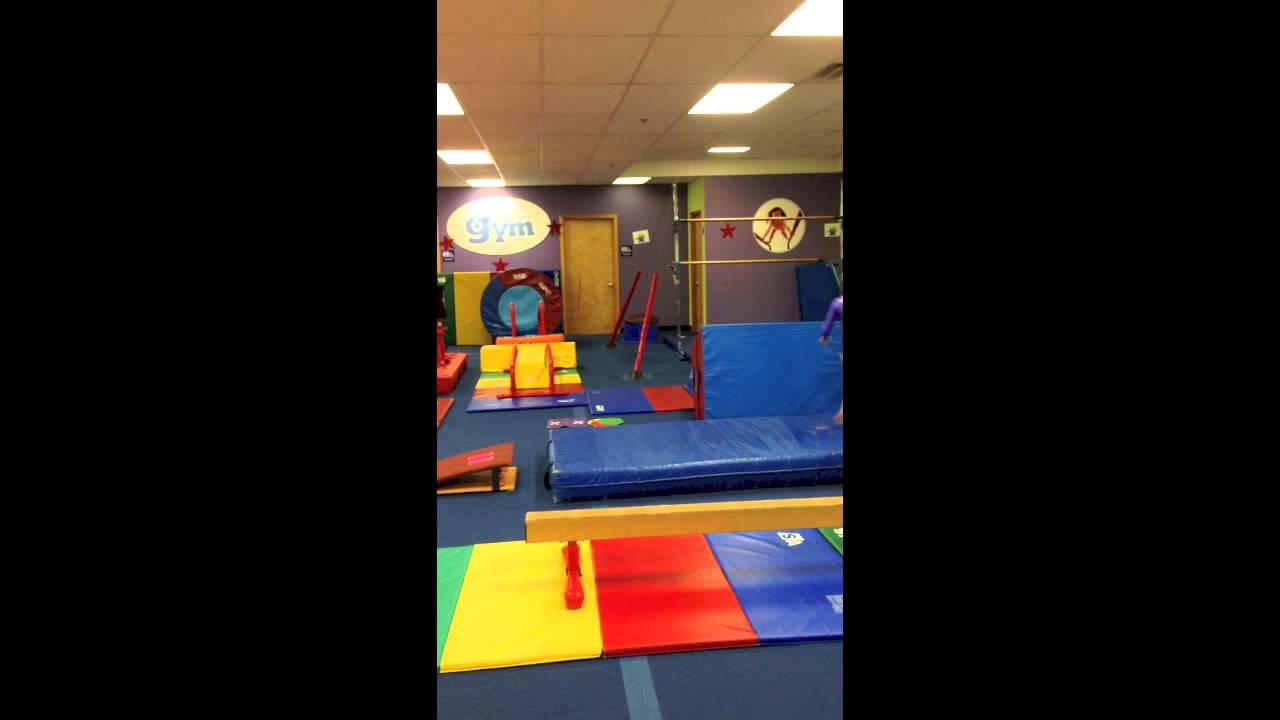 Gymnastics front layout at The Little Gym of Alderwood - YouTube