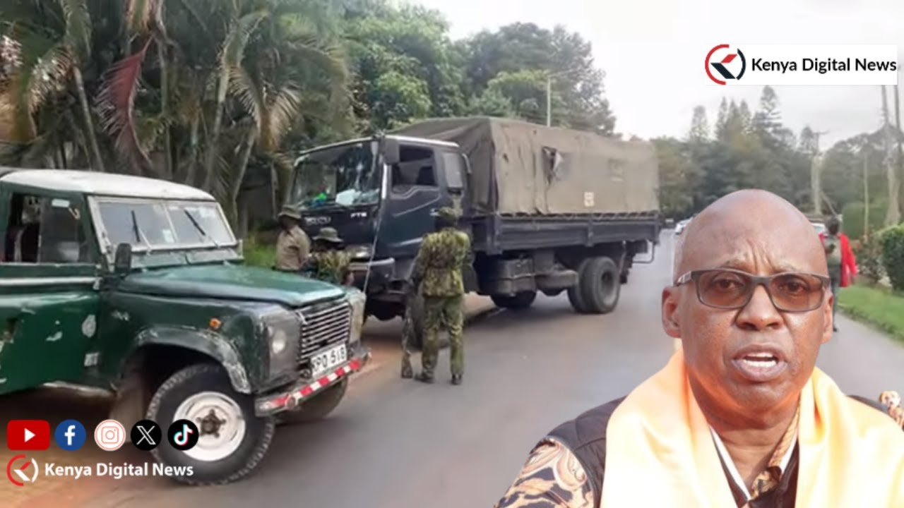 Tense Situation Outside Wanjigi's Home as Police Orders him to ...