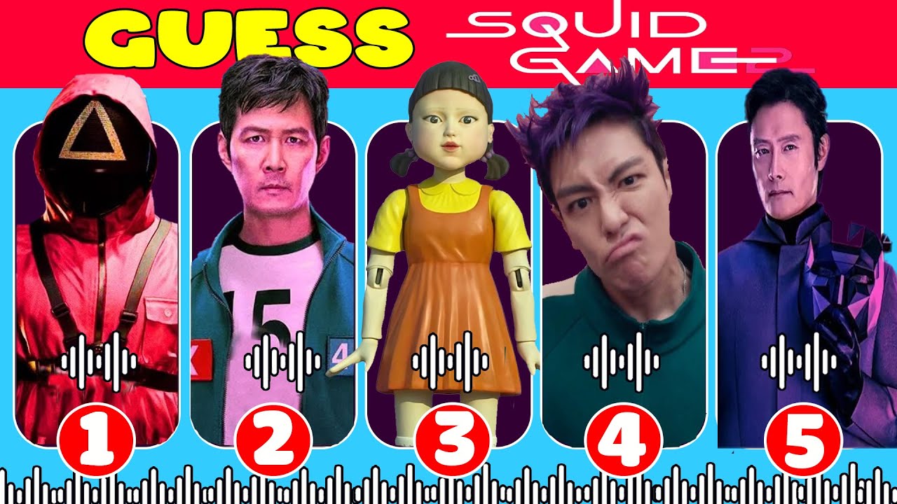 Guess The Squid Game season 2 Movie Squid Game 2 Characters by SONGS ...