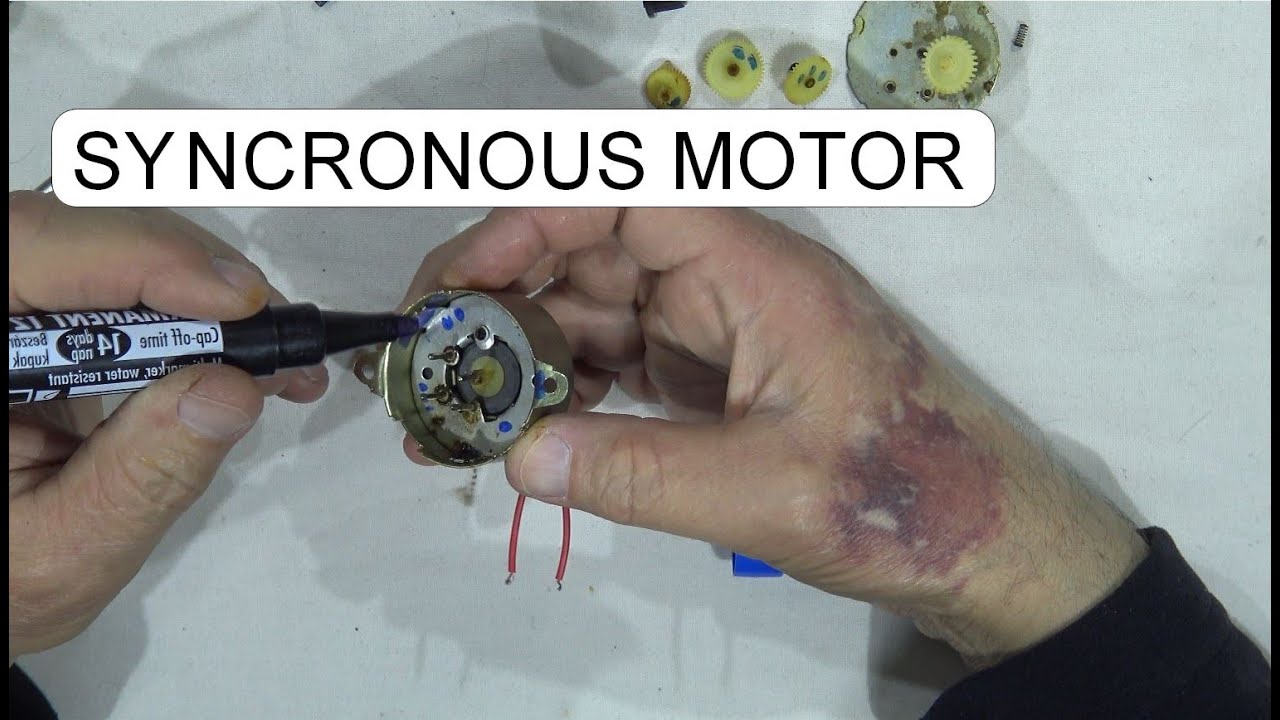 DISASSEMBLE SYNCRONOUS MOTOR TYJ40-12 - YouTube