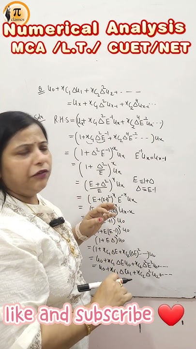 numerical Analysis |calculus of finite differences #msc #bscmaths #lt #cuet #reelkarofeelkaro # ...