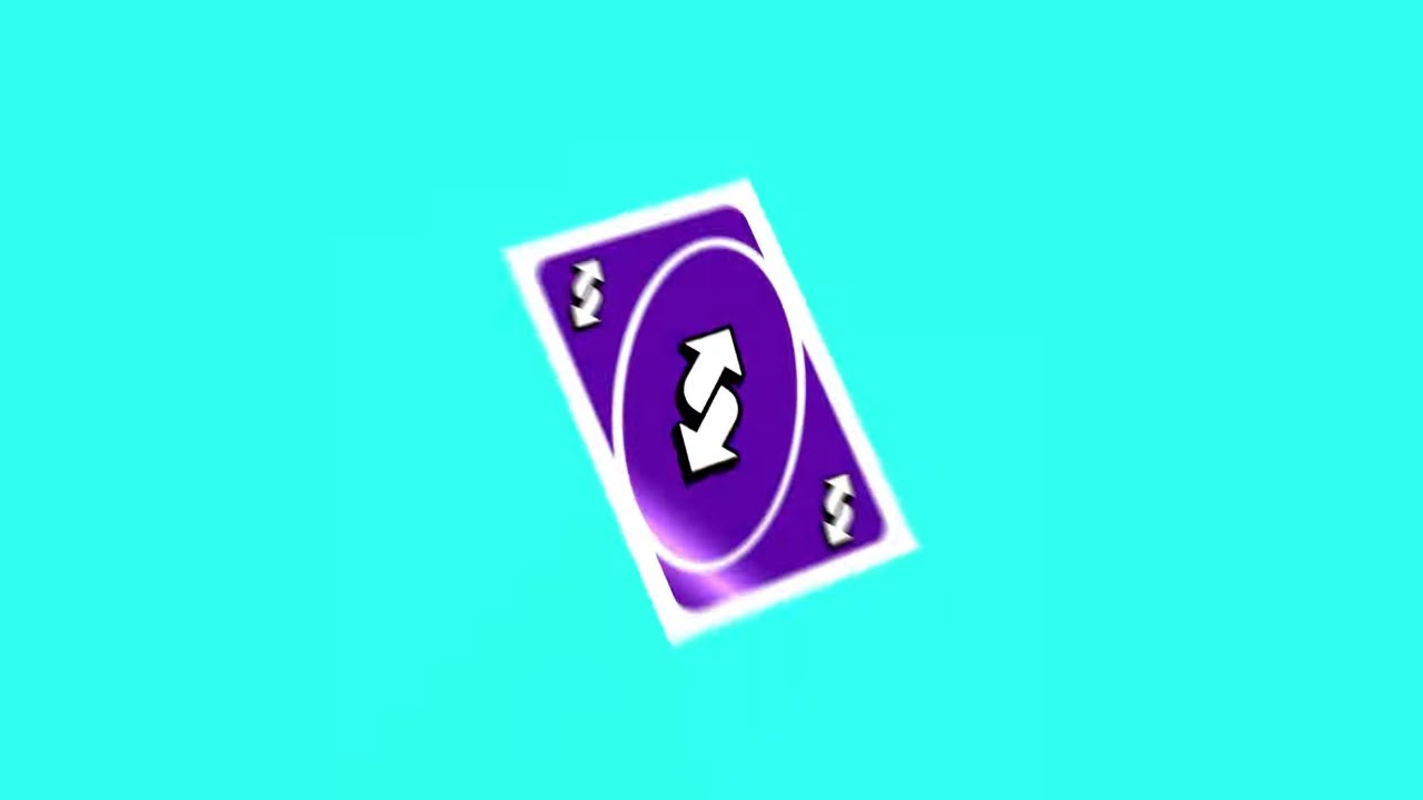 Uno Reverse Card Animation (Blue Screen) - YouTube