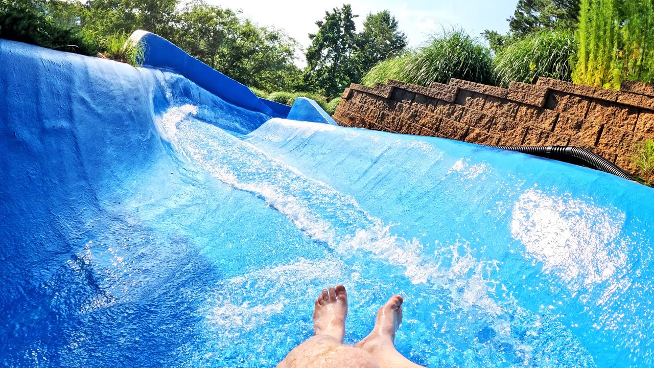 Raging River - Mountain Rapids Ride at Fins Up Lake Lanier - YouTube