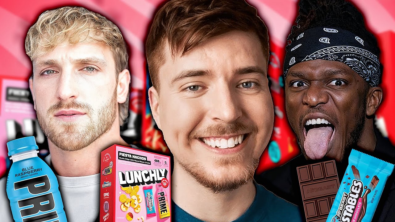 MrBeast New Product Collab LUNCHLY With Logan Paul And KSI - YouTube