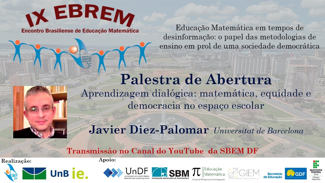 IX EBREM - Palestra - Aprendizagem dialógica: matemática, equidade e ...