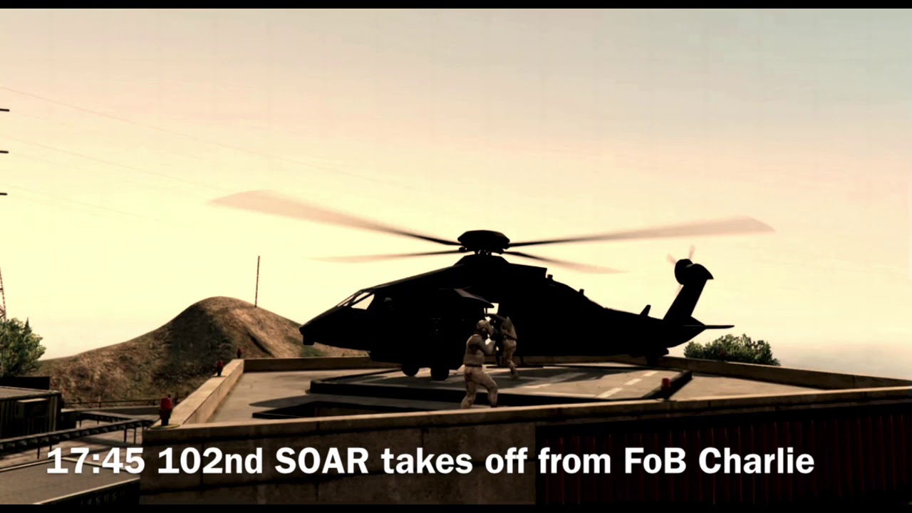 Operation Flying eagle, infil from 102nd - YouTube