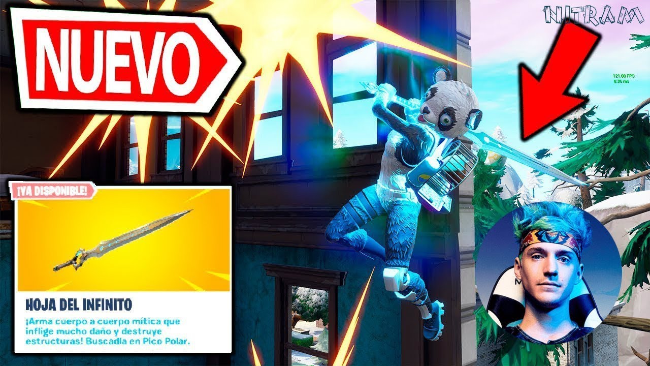 PROBANDO LA NUEVA ESPADA "HOJA DEL INFINITO" EN FORTNITE - NUEVA ESPADA ...