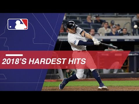 Statcast measures the hardest hits of 2018