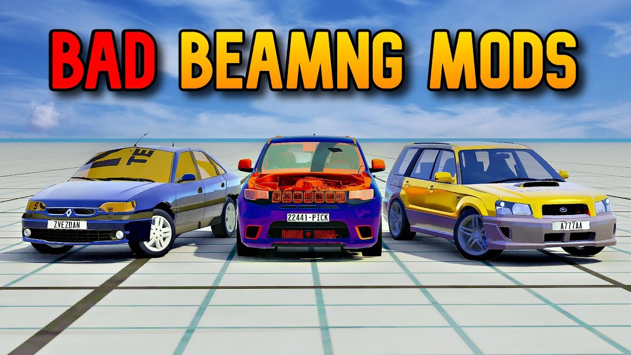 These BeamNG Mods Are A Joke - YouTube