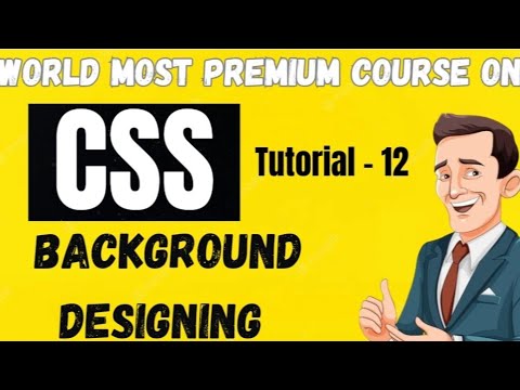 website background designing (part 2) | Using Css | Tutorial 12. - YouTube