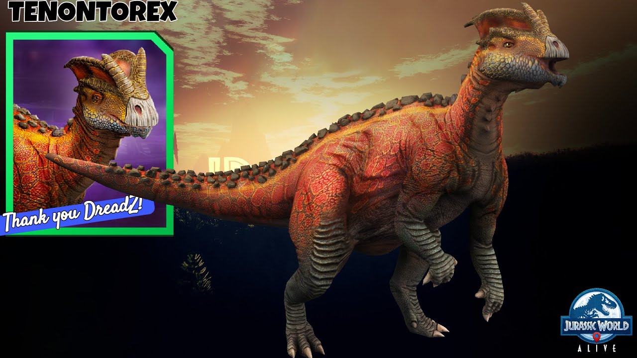 TENONTOREX!! RAMPAGES ON THE BEACH! (Jurassic World Alive 2.13) - YouTube