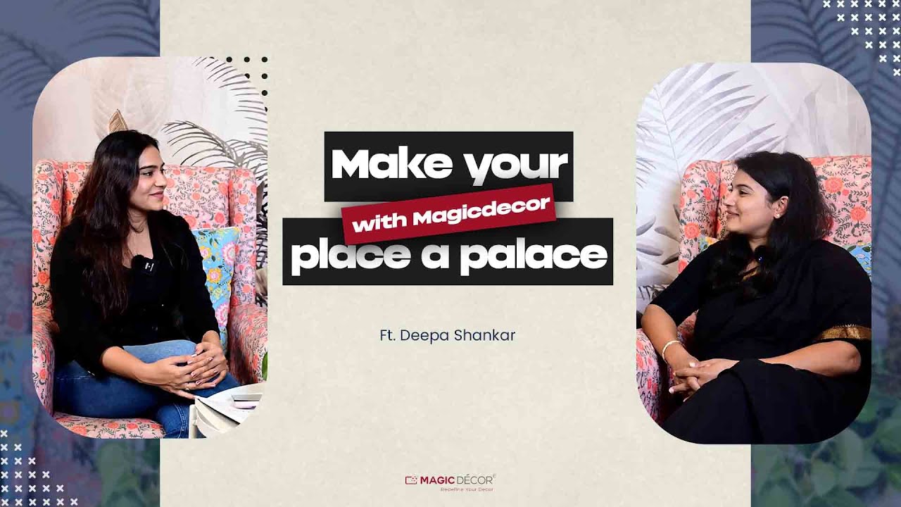Deepa Shankar's Wall Mural and Wallpaper Design Choices | Podcast Episode 3 | Magicdecor - YouTube
