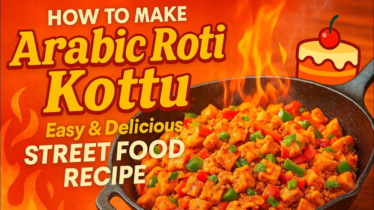 "How to Make Arabic Roti Kottu | Easy & Delicious Street Food Recipe" # ...