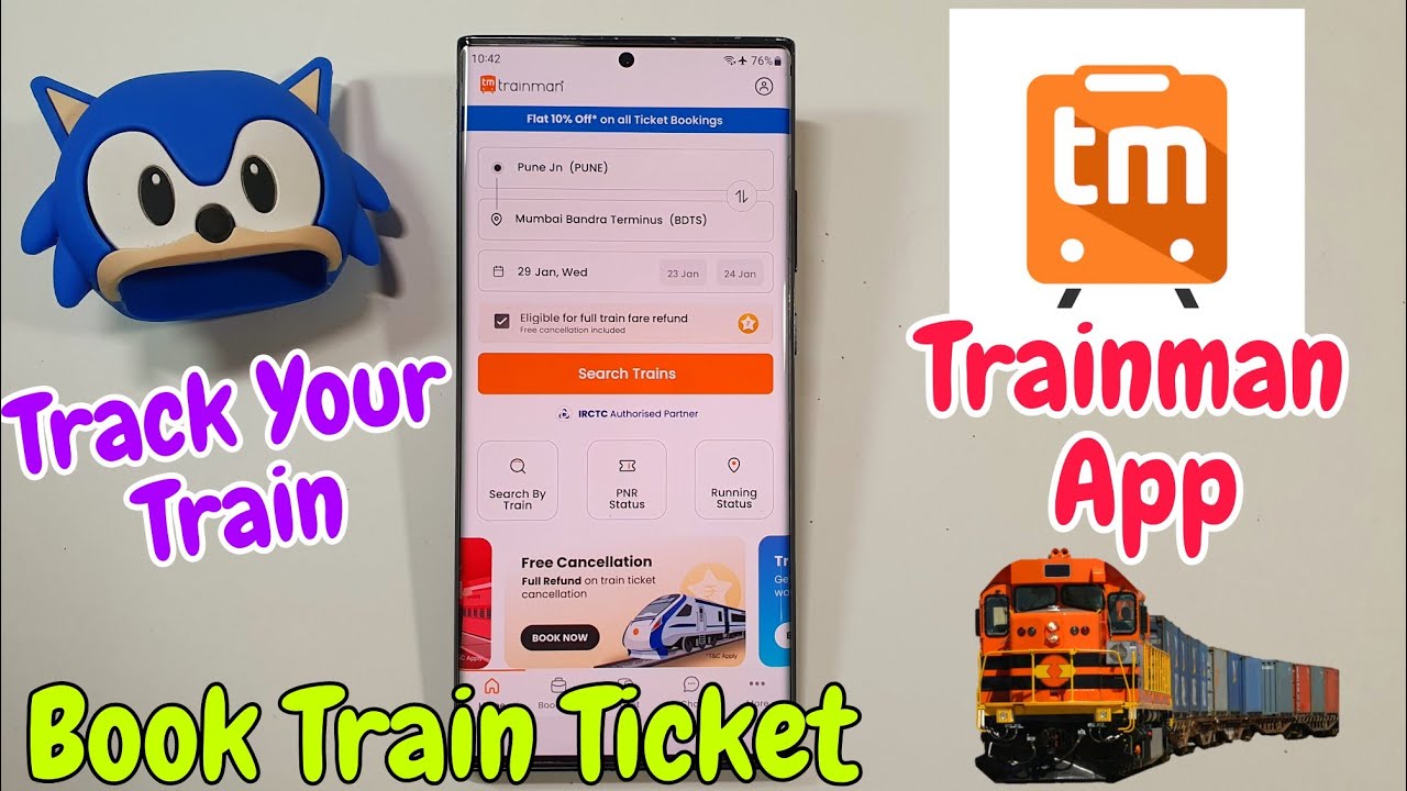 How To Use Trainman App | Trainman App All Setting | Best Train Ticket Booking App | Trainman ...