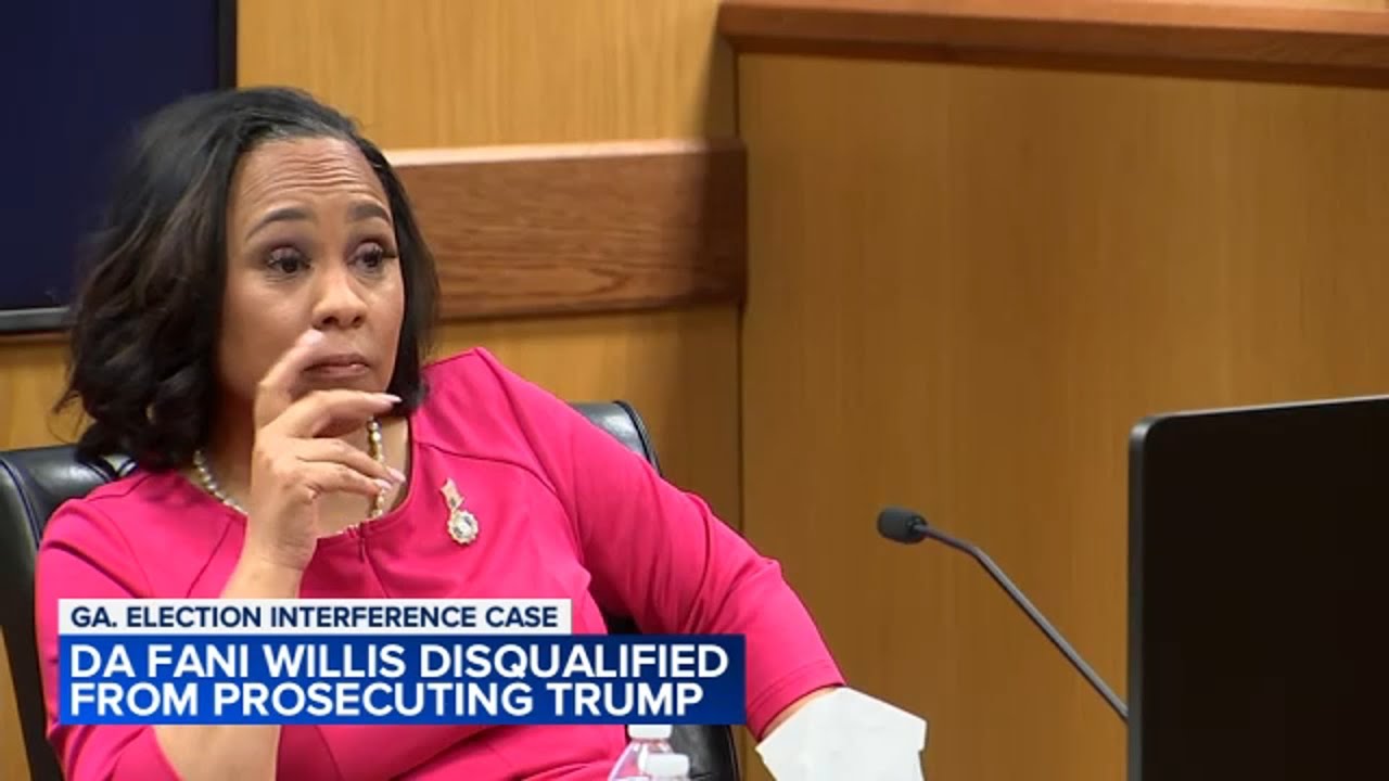 Court disqualifies Fani Willis from Georgia election case against Trump ...