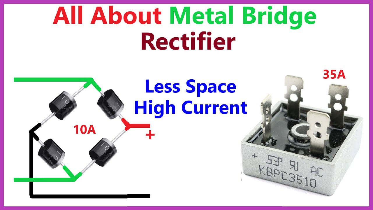All things you need to know about a Metal Bridge Rectifier - YouTube