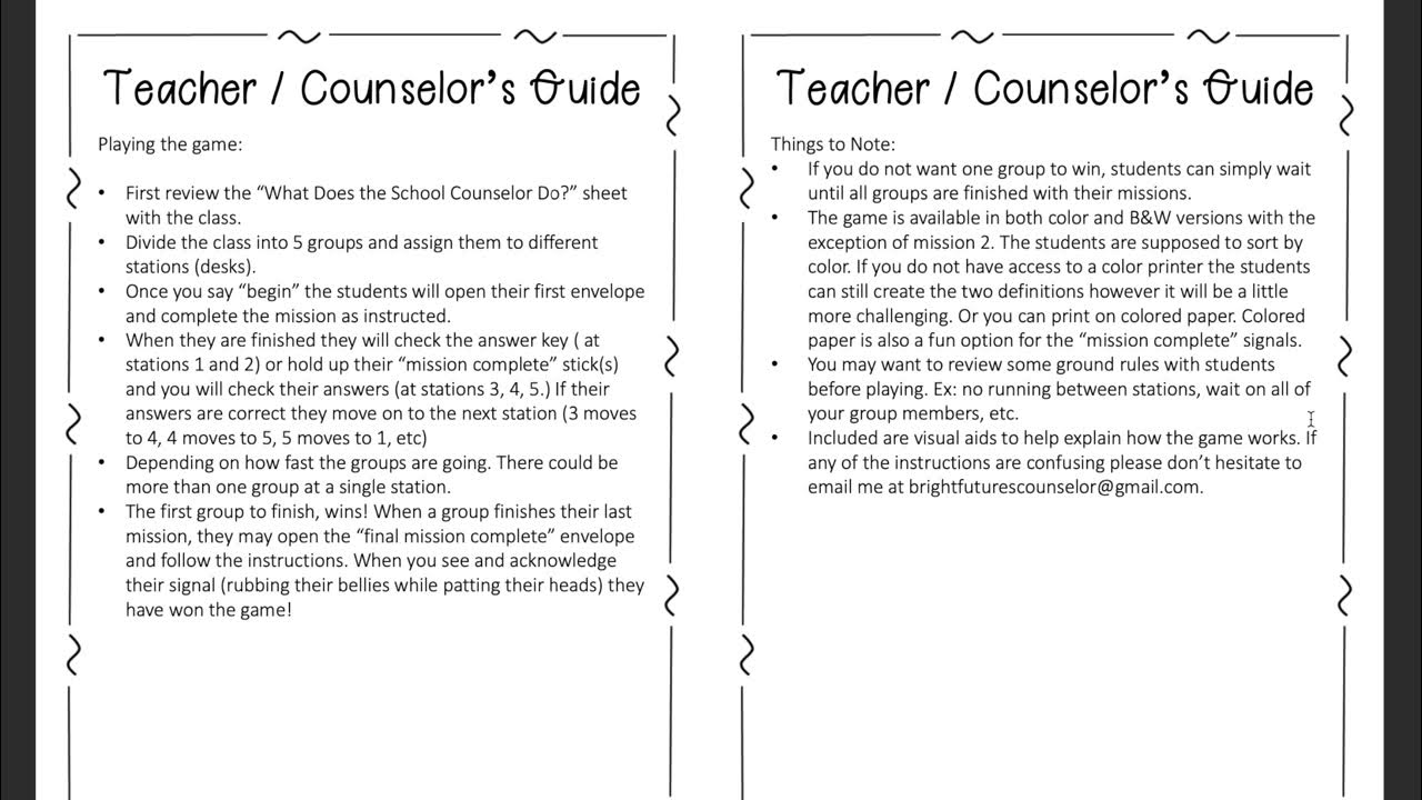 Meet the Counselor Game Show - Editable School Counselor Introduction ...